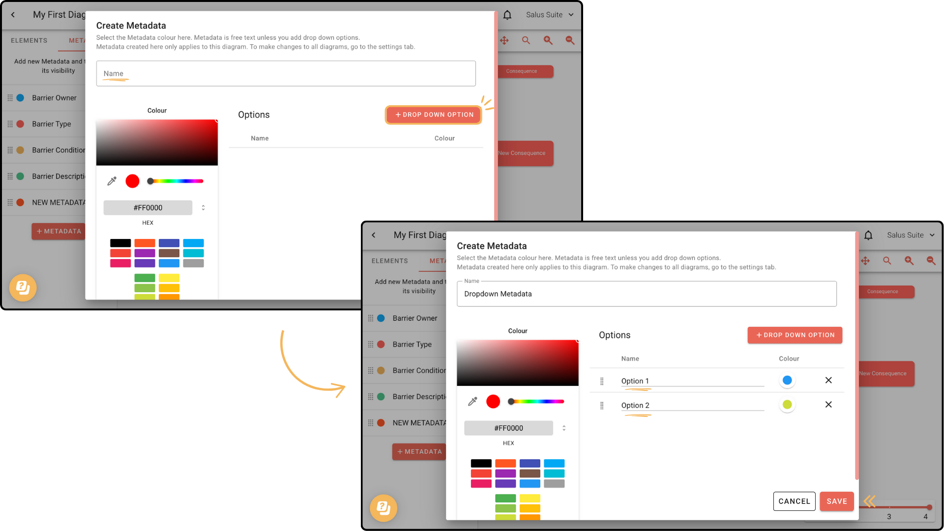 Diagram Metadata | Bowtie Master