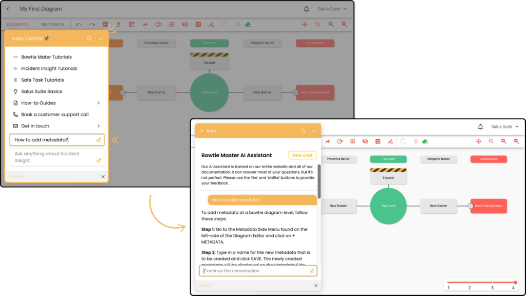 Use the AI Assistant - Bowtie Master
